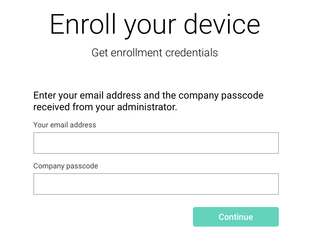 User-Initiated Self Enrollment of macOS devices | Miradore