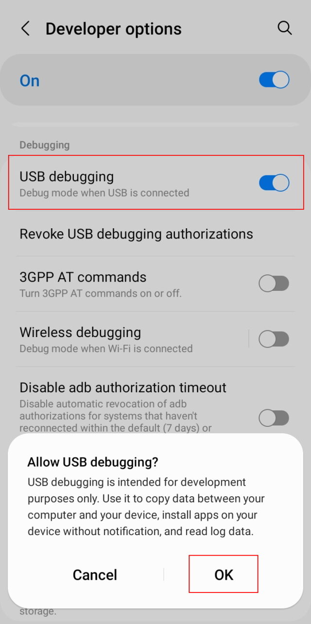 Collecting ADB logs on an Android device | Miradore