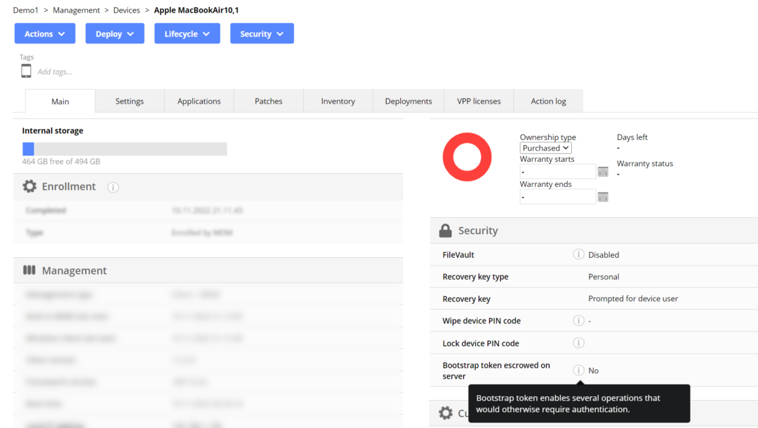 Management for company-owned personally enabled (COPE) Android devices ...