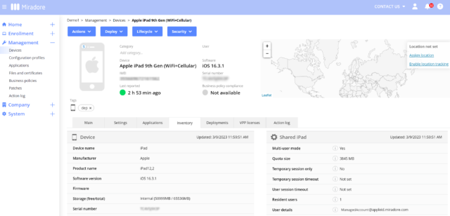 Shared iPad for setting up an iOS device for multiple users | Miradore