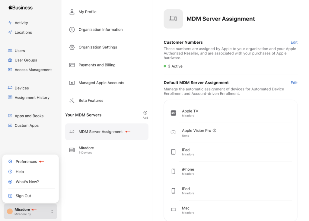 Moving Apple devices enrolled using Automated Device Enrollment from ...